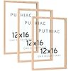 Amazon.com - puthiac 12x16 Floating Picture Frames - 12"x16" Oak Wood ...