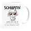 MoonWorks® Tasse Geschenk Chef lustig Schaf Schäffin Geschenkidee ...