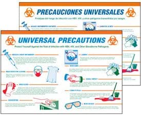 Amazon.com: Universal Precautions Training Tools Wallchart : Everything ...