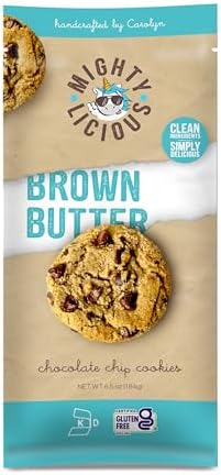Amazon.com: Mighty Monkey Brown Butter Chocolate Chip Cookies, 7.4 OZ ...