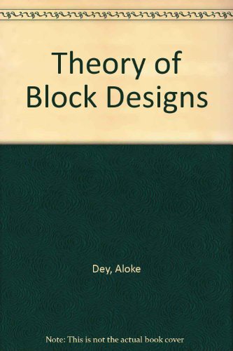 Buy Theory of Block Designs Book Online at Low Prices in India | Theory ...