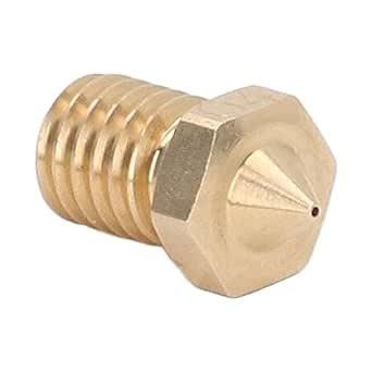Metal Extruder Nozzle, Tight Joint 3D Printer Nozzle M6 Thread for 3D ...