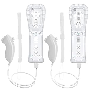 Amazon.com: Wii Remote Controller, 2 Packs Upgrade Wii Wireless ...