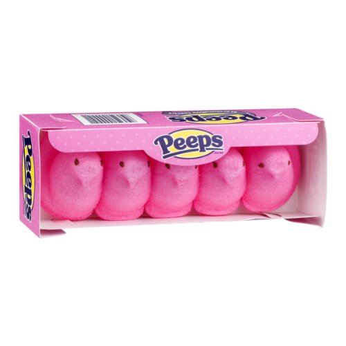 Amazon.com: Just Born Peeps Chicks Candy, Pink, 1.5 Oz : Grocery ...