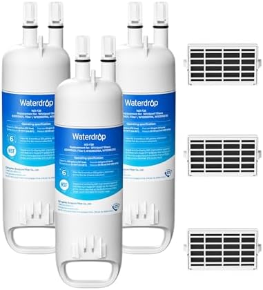 Amazon.com: Waterdrop EDR1RXD1 Refrigerator Water Filter Replacement ...