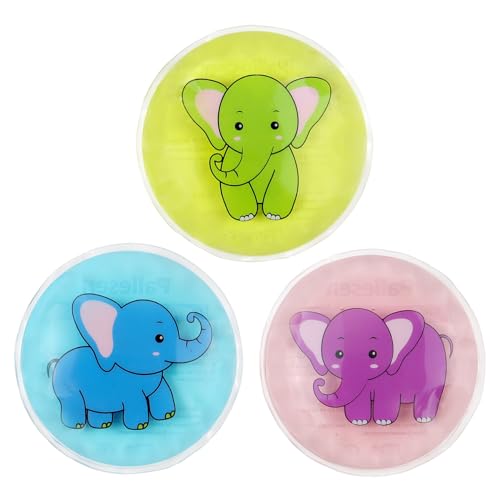 Snapklik.com : 3 Packs Kids Ice Packs, Toddler Elephant Ice Pack ...