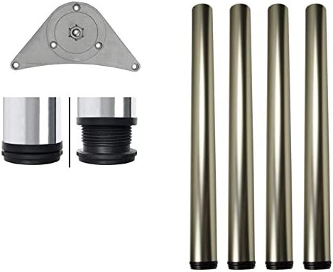 Pack of 4 Adjustable Height Bar Breakfast Worktop Support Table Kitchen ...