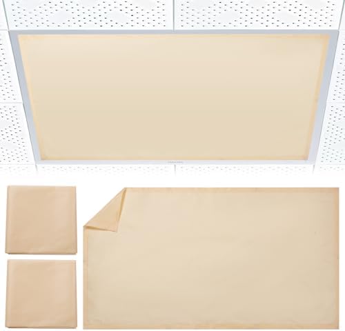 Torixqi 4 Pcs Fluorescent Light Covers - Light Covers for Ceiling ...