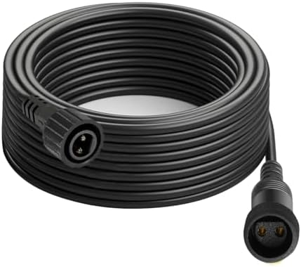 Kawaya 3m / 10ft Extension Cable 2 Pin Connector, Waterproof Extension ...