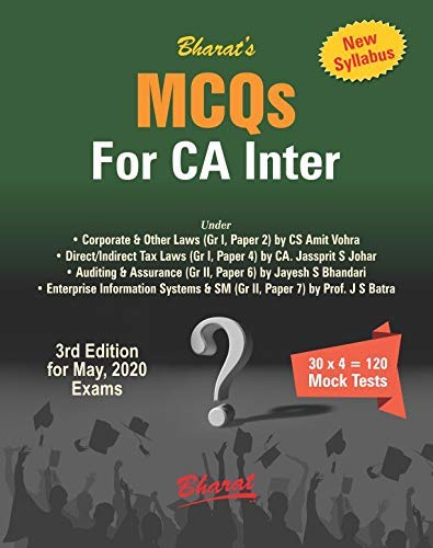 Buy MCQs for CA Inter Book Online at Low Prices in India | MCQs for CA ...