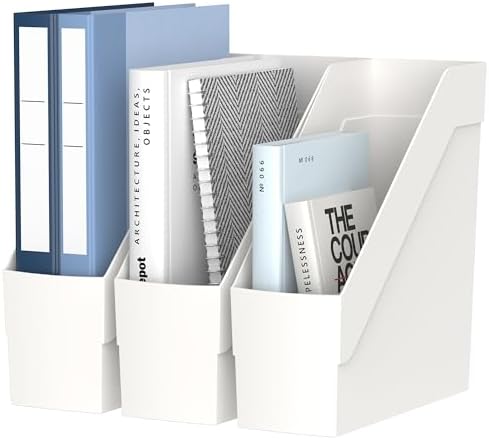 Amazon.com: Simple Houseware White Magazine File Holder Organizer Box ...