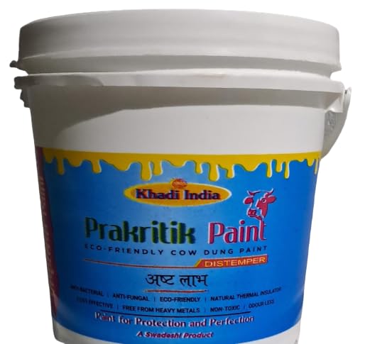 ECO-Friendly Khadi Prakritik Paint Cow dung paint Distemper Paint ...