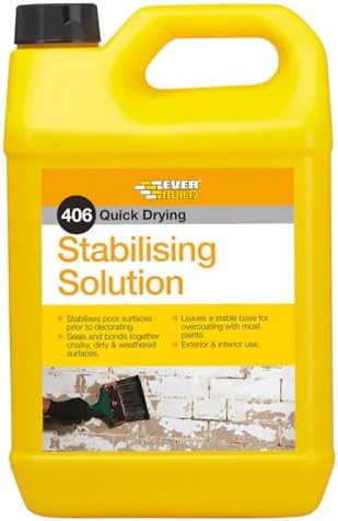 Everbuild 406 Quick Drying Stabilising Solution – Clear – 5 Litre ...