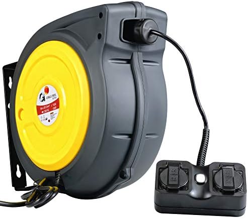 G Extension Reel Cable Reel Waterproof 1.5mm² x 15M H05VV-F UK Plug ...