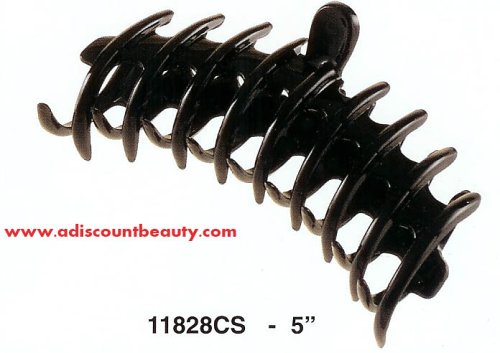 Amazon.com: Brandon Hair Clips Original French Grabber Black 5" #11828 ...