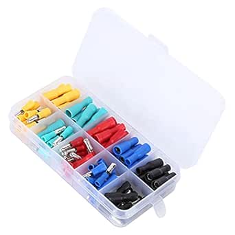 Wire Connectors Kit, Many Colours Plug in Type Cold Pressed Terminal ...