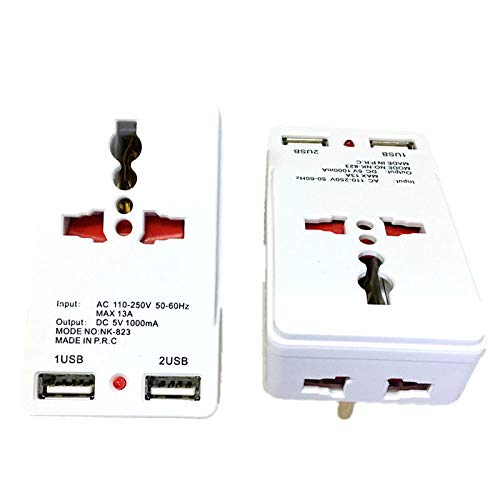 Amazon.com: Universal UK/US/EU/AU to South Africa 3 pin Travel Power ...