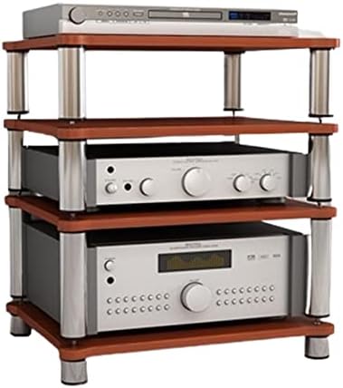 Amazon.com: 4 Tier Audio Shelf Audio Rack, Media Stand and Components ...