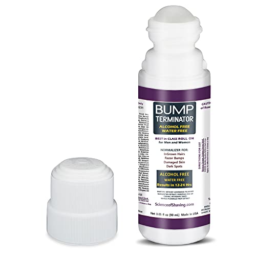 Amazon.com: BUMP Terminator Alcohol FREE Anti Razor Bumps, Ingrown Hair ...