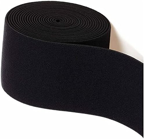 Black Elastic 50mm ~ 2 Inch Wide X 1M LENGTHS : Amazon.co.uk: Home ...