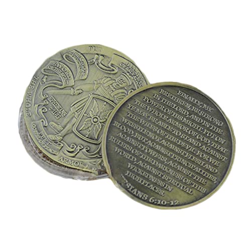 Medallion Antique Craft Cameo Armour of God Collectible Metal Badge ...