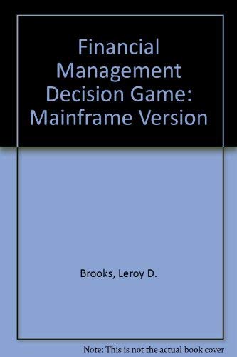 Amazon.com: Fingame: The Financial Management Decision Game ...