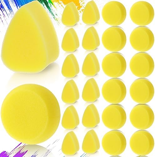 Amazon.com: 24 Pcs Face Paint Sponge Petal Face Painting Sponges High ...