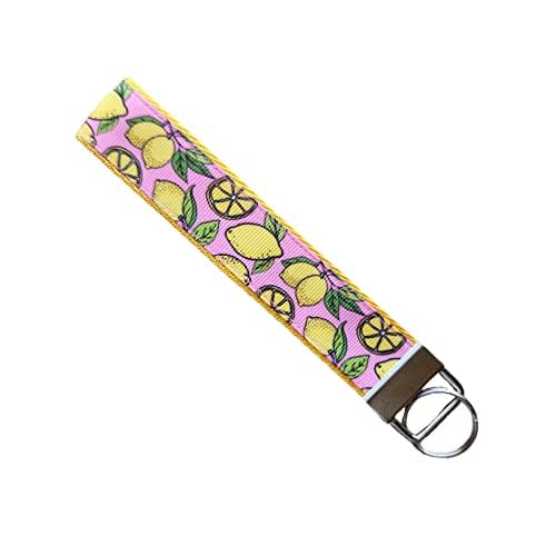 Amazon.com: French style lemon key fob, Julie Ng Studio handmade ...