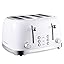 Amazon.com: Roter Mond 4 Slice Toaster Retro Stainless Steel with Bagel ...