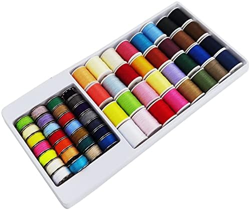 Fire-to-Fire 36Pcs Sewing Machine Bobbin Threads with Storage Case Box ...