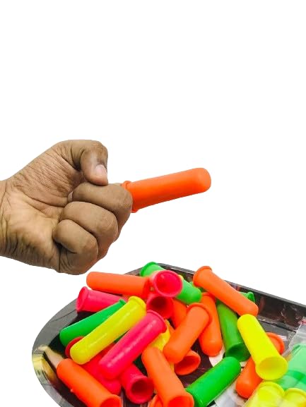 Orgo Dream Rubber Finger Caps Cots Guards_(Pack of- 6) Reusable Nylon ...