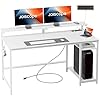 Amazon.com: JOISCOPE Home Office Desk with Power Outlets (3AC, USB ...