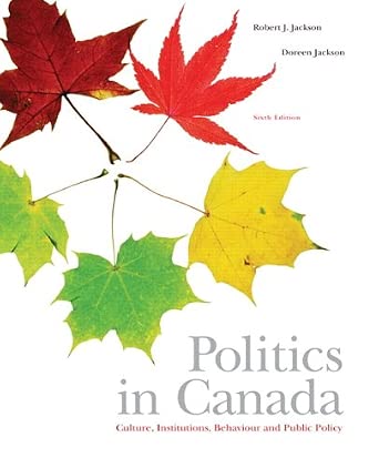 Amazon.com: Politics in Canada: Culture, Institutions, Behaviour and ...