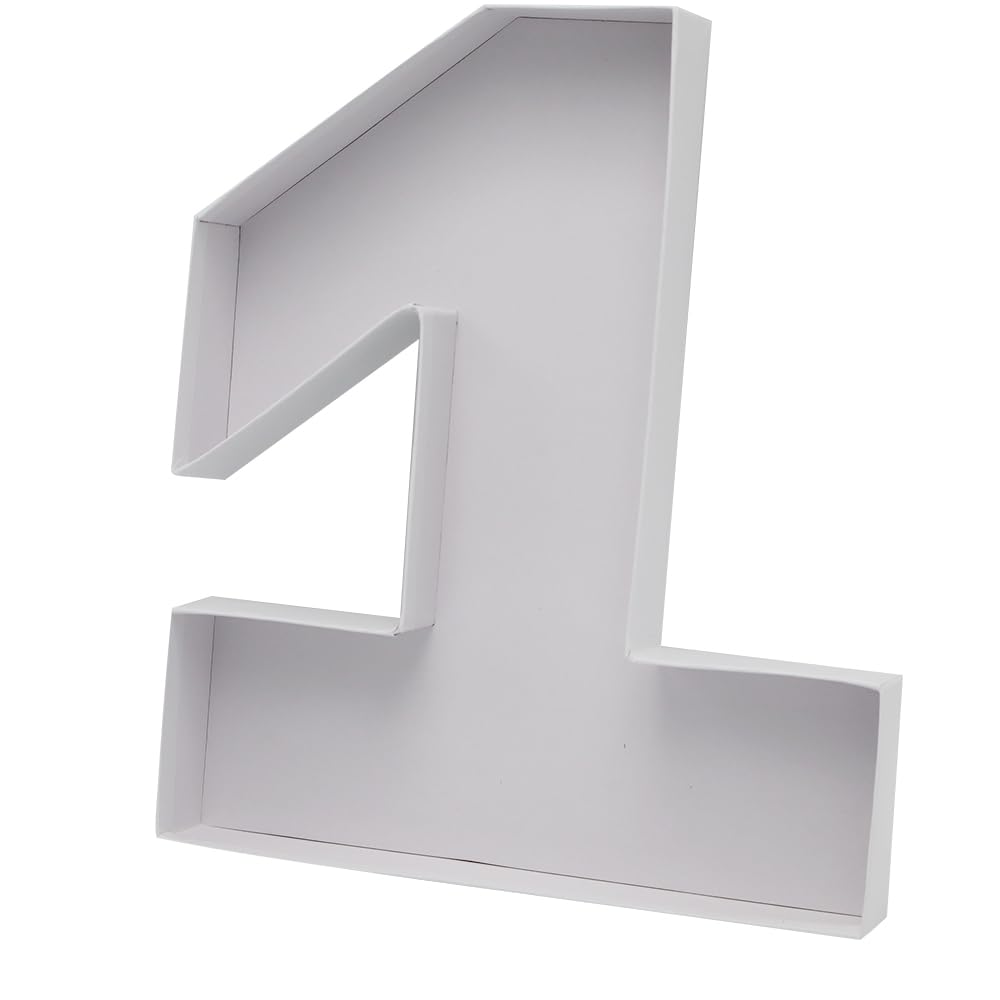 Amazon.com: Fillable Cardboard Tray Number Paper Mache Box for ...