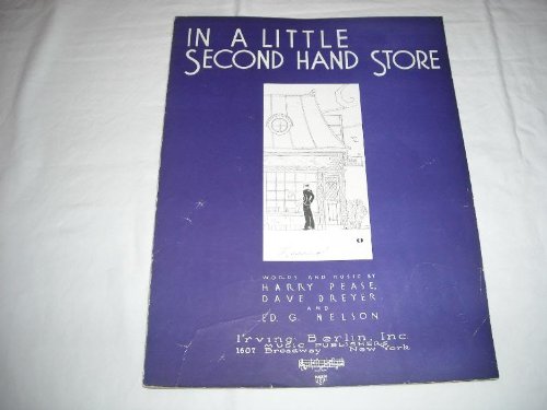 Amazon.com: IN A LITTLE SECOND HAND STORE 1933 SHEET MUSIC SHEET MUSIC ...