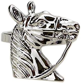 Amazon.com: Arthur Court Designer Metal Bit Napkin Rings, Set of 4 ...