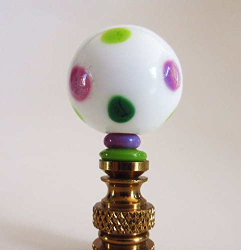 Amazon.com: Venetian Glass Lamp Pull Chains- Pink Lime Green Handmade ...