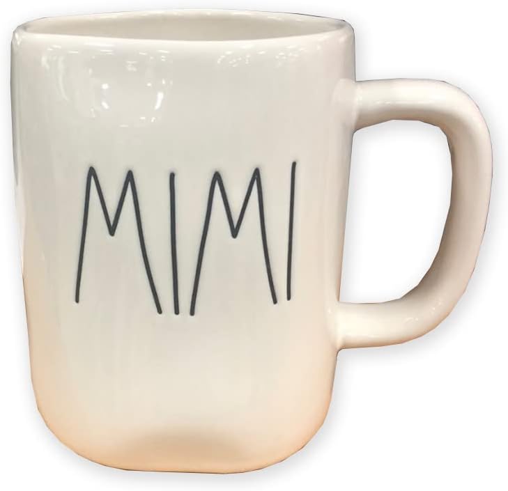 Amazon.com | Rae Dunn MIMI tea, soup, coffee mug in pink. 2020 limited ...