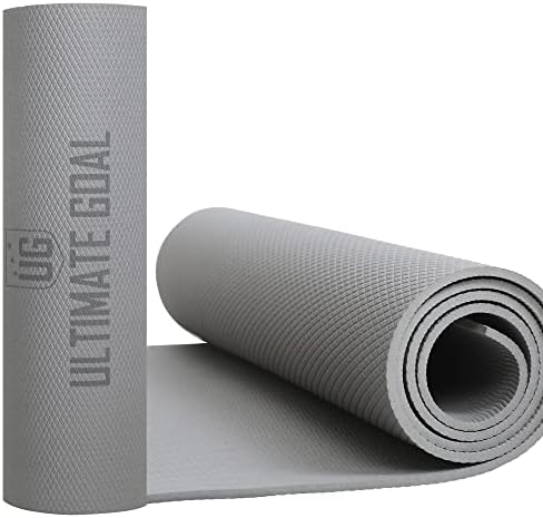 Ultimate Goal Sports Yoga Mat With Carry Bag Gym Workout 6mm, Exercise ...