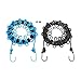 Newraturner 2 Pack Portable Clothesline with 12 Clothespins, Windproof ...