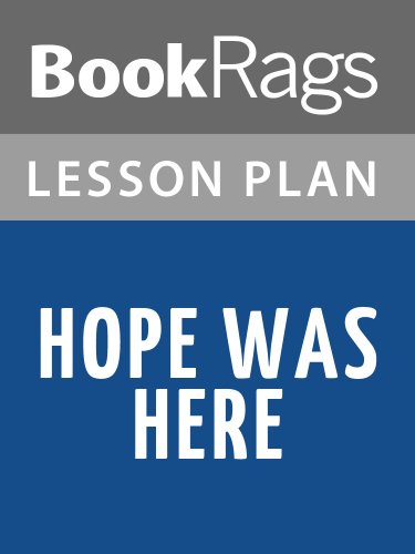 Lesson Plans Hope Was Here eBook : BookRags: Amazon.in: Books