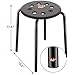 Amazon.com: Topeakmart Set of 5 Commercial Plastic Stackable Stools ...