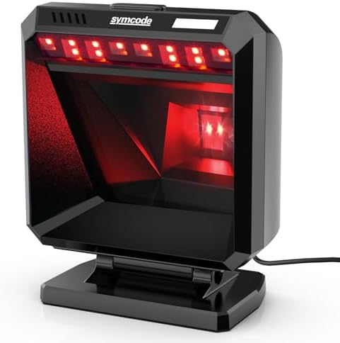 Amazon.com : Symcode Automatic Omnidirectional Desktop 2D QR Barcode ...