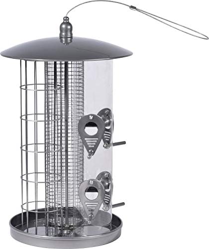 dobar 11515 Große Multifunktions-Futtersäule - Vogelfutterspender mit 3 ...