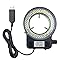 Amazon.com : UPWTKIM Microscope Light LED Ring Illuminator, USB 144 RGB ...
