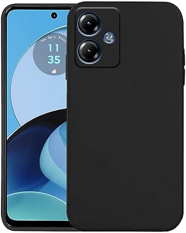 Knotyy Rubberised Back Cover for Motorola Moto G14 | Inner Velvet ...