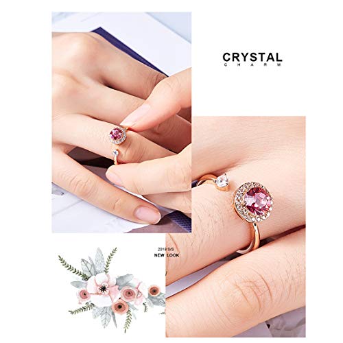 Buy Yellow Chimes Rings for Women and Girls Pink Crystals from ...