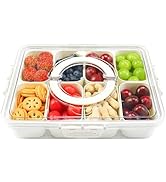 Amazon.com: WGBP Snackle Box Container, 8 Compartment Divided Serving ...