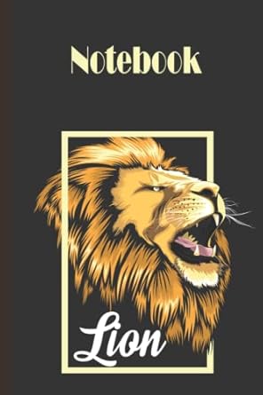 Lion Notebook: Lion Notebook Wide Ruled,Lined Paper Notebook for School ...