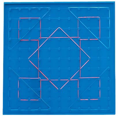 11 x 11 Pin Geoboard (1 blue geoboard): 0013587177324: Books - Amazon.ca